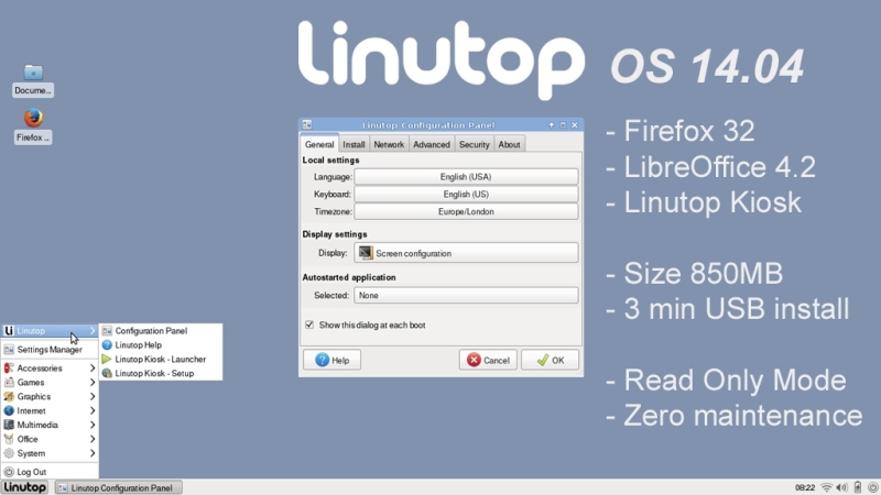 Nouvelle distribution Linutop OS 14.04 pour PC - LinuxFr.org